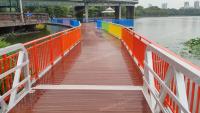 China Sea / Lake Floating Dock Platform Marina Modular Floating Bridge for sale