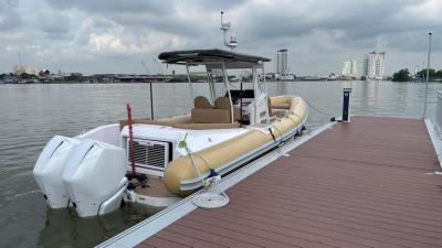 China High Stability Aluminum Floating Dock With Bolt-on Modular Connection And Marine Grade Aluminum Alloy 6061-T6 for sale