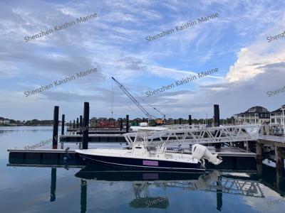 China Heavy Duty Marine-Grade 6061-T6 Aluminum Floating Dock with Modular Construction and 250-275kg/sqm Load Capacity for sale