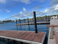 China Customizable UV and Saltwater Resistant Floating Dock Pontoon with Easy Assembly for Marinas and Boat Mooring for sale
