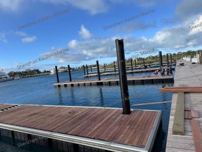 China Customizable UV and Saltwater Resistant Floating Dock Pontoon with Easy Assembly for Marinas and Boat Mooring for sale