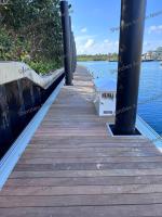 China Corrosion Resistant Durable Low Maintenance Aluminum Marine Floating Dock With Wpc Deck for sale