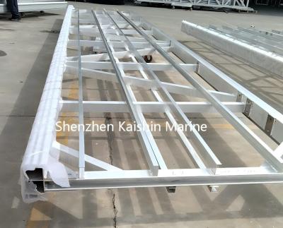 China Corrosion Resistant Durable Low Maintenance Aluminum Marine Floating Dock With Wpc Deck for sale