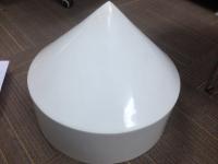 China High-density White Heavy-duty PE Fiberglass Sea Dock Piling Caps Pile Cap for sale