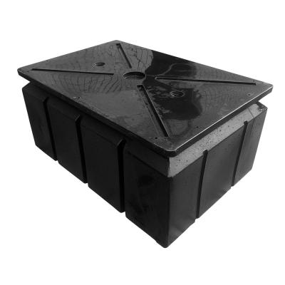 China Black LLDPE Floaters Aluminum Alloy Floating Dock For Marina Yacht Boat Floating Pontoon Bridge for sale