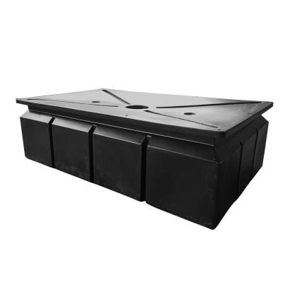 China Impact Resistant Optimal Floating Dock With Square LLDPE Floatation Marine Floating Walkway Pontoon Bridge for sale
