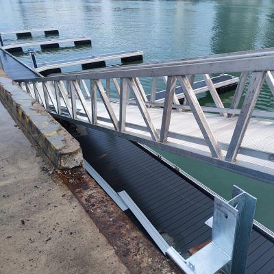 China Floating Dock pontoon Aluminum Alloy 6061-T6 Marine Aluminum Gangways For Durable Marina Solutions for sale