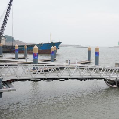 China Seamless PE Pile Cap Fiberglass Material For Pile Guide Of Floating Pontoon for sale