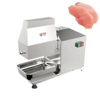 China Industrial Electric Fillet Breast Chicken Chopping Machine For BBQ Catering Restaurant for sale