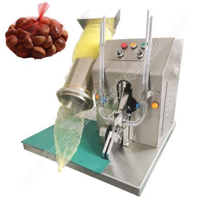 China 300w Potato Garlic Net Bag Packaging Machine Sealing Clipping OEM for sale