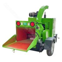 China Electric Farm Machinery Implements Crushed Drum Wood Chipper Shredder ODM for sale
