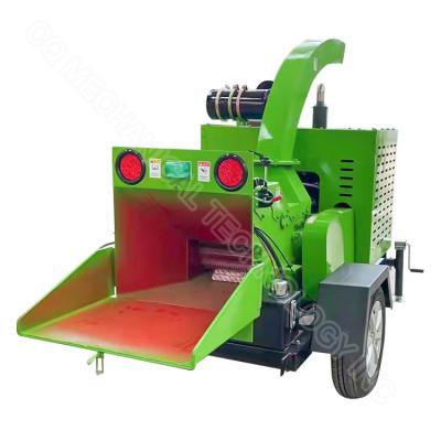 China Electric Farm Machinery Implements Crushed Drum Wood Chipper Shredder ODM for sale