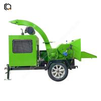 China Diesel Farm Machinery Implements Tree Branch Wood Cindustrial Chipper Shredder for sale