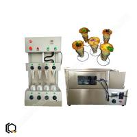 China 3KW Industrial Food Machines Conical Pizza Former Machine Edible Waffle Cup Maker for sale