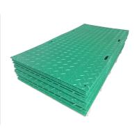 China Green Composite HDPE Truck Support Ground Protection Heavy Construction Mats for sale