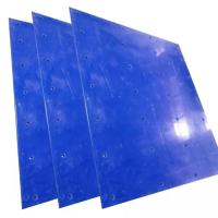 China Self Lubricating Property Blue UHMWPE Plastic Silos Coal Bunker Liner Sheet for sale