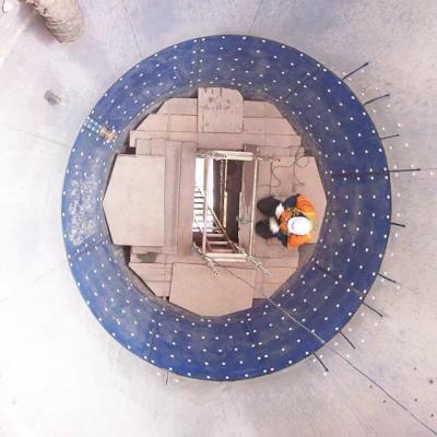 China Cylindrical Silo UHMWPE Sheet Self Lubricating Silo Liner Coal Bunker Liner for sale