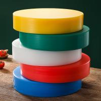 China Round Carving Custom Personalised Kitchen HDPE Plastic Chopping Boards For Cheese for sale