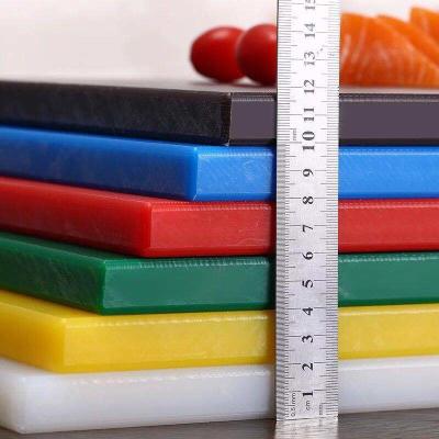 China 20mm Anti Bacterial Colored High Density Polyethylene Plastic Cutting Board for sale
