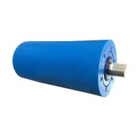China Anti Corrosion UHMW PE Belt Conveyor Idler Roller For Conveyor Carrier Roller for sale