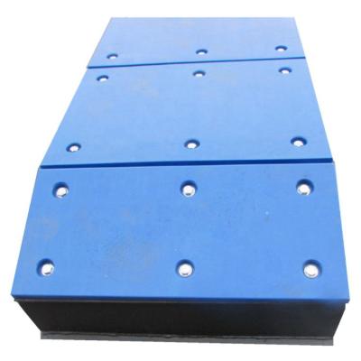 China UHMWPE Dock Fender Face Pad Polyethylene Plastic Board Panel For Marine Fender for sale