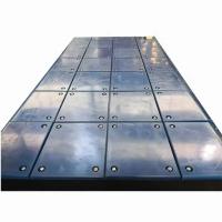 China Plastic Dock Bumper Impact Resistance Seawater Boat UHMWPE Marine Fender Face Pad for sale