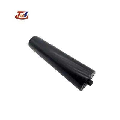 China Impact Resistant HDPE Pipe Idler Polymer Roller Belt Conveyor Troughing Roller for sale