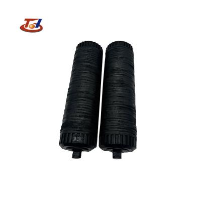 China Dustproof High Density Polyethylene Pipe Plastic Gravity Conveyor Idlers Rollers for sale