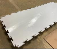 China Home Rink 15-25mm Thickness Interlocking Connection PE sheet Synthetic Ice Rink For Goalies for sale