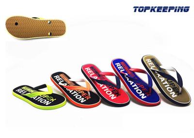 China Colorful Fashion Men Rubber Slipper EVA Cartoon Flat Flip Flop for sale