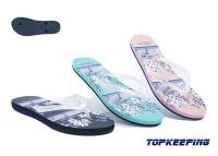 China Summer Women Pink Flip Flop Wedge EVA Thong Flip Flop For Beach for sale