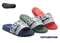 China Fashion Casual Soft Blank EVA Wide Strap Flip Flop For Man for sale