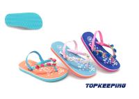 China Summer Kids Beach Sandals Girl Flip Flop Kid EVA Sole for sale