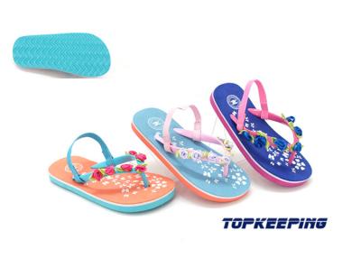 China Summer Kids Beach Sandals Girl Flip Flop Kid EVA Sole for sale