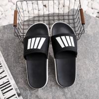 China Soft Mens Rubber Flip Flop Black White Sandal For Summer Beach for sale
