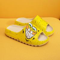 China Happy Summer Cartoon Elmo Yezzy EVA Slides Slipper Women Beach Sandal for sale