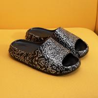 China Happy Summer Cartoon Elmo Yezzy EVA Slides Slipper Women Beach Sandal for sale