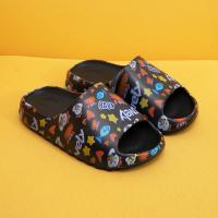 China Happy Summer Cartoon Elmo Yezzy EVA Slides Slipper Women Beach Sandal for sale