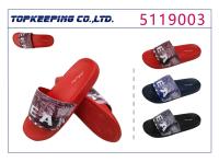 China Summer Beach Outdoor Sports Sliders Footwear Flat PVC Red Sole for sale