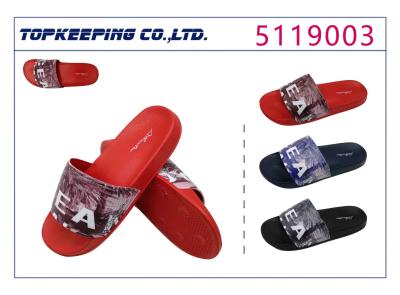 China Summer Beach Outdoor Sports Sliders Footwear Flat PVC Red Sole for sale