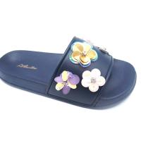 China Sparkle Shiny Sequin Decoration Adult Sliders EVA Stereo Flower for sale