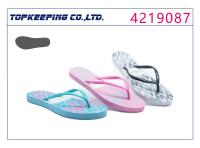 China Rhinestone Women PE Slipper Cushion Shoes Summer for sale