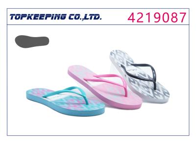 China Rhinestone Women PE Slipper Cushion Shoes Summer for sale