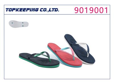 China Soft Casual PE Slipper Flip Flop Beach Foot Wear For Woman for sale