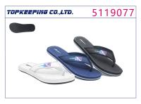 China Fashion Mens Rubber Bottom Slippers EVA Simple Beach Flip Flop for sale