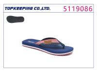 China Custom Logo Eva Flip Flop TPR Decoration Flip Flop for sale