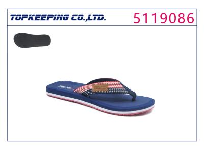 China Custom Logo Eva Flip Flop TPR Decoration Flip Flop for sale