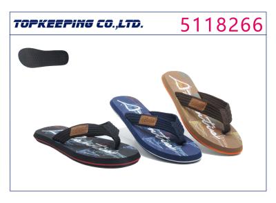 China Summer Men Rubber Slipper Reef Anti Bacterial Thong SLipper EVA for sale