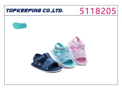 China Canvas Kids Eva Sandals Child Little Girl Toddler Sandal for sale