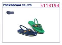 China Leopard Glitter Kids Eva Sandals Flip Flop Thick Bottom for sale